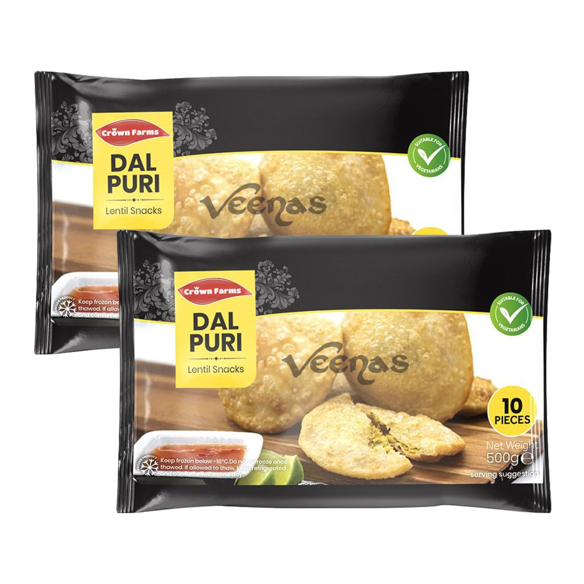 Crown Farms Dal Puri 450G (Pack of 2)– veenas.com