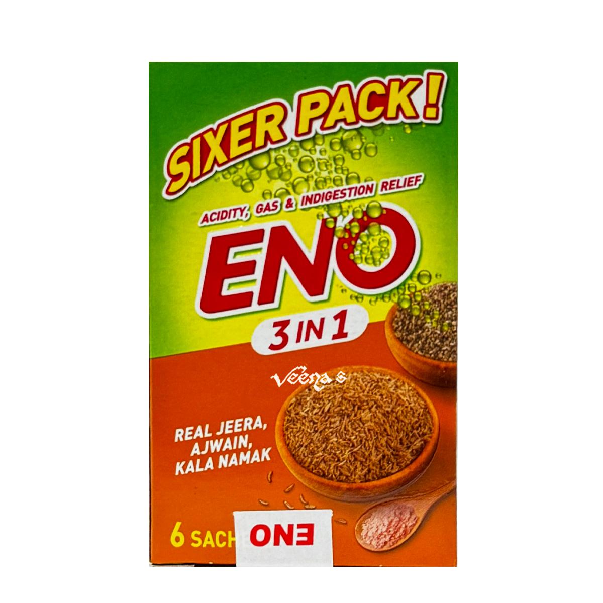 Buy ENO Fruit Salt 3 in 1 Sachet – Fast Acidity Relief | Veena’s UK ...