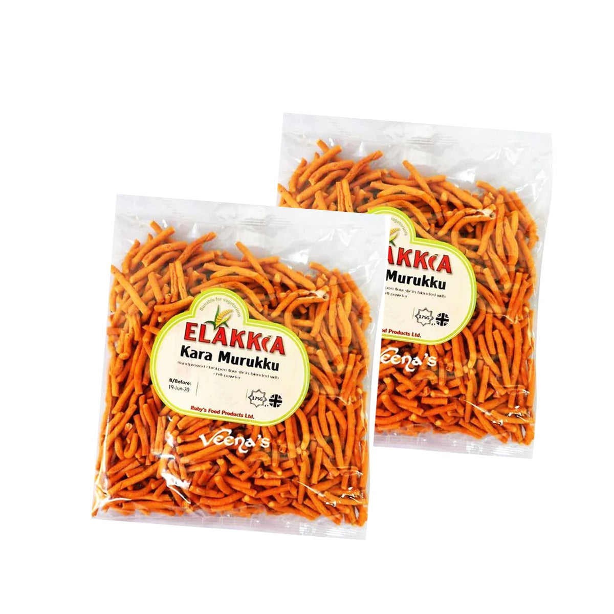 Elakkia kara Murukku (Pack of 2) 175g– veenas.com