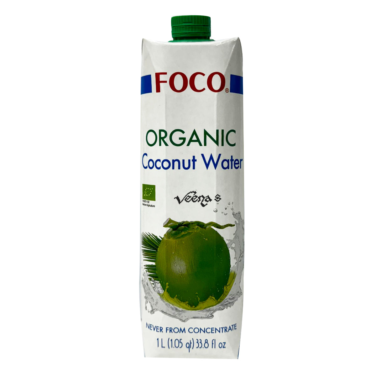 Buy Foco Organic Coconut Water 1L Online in the UK– veenas.com
