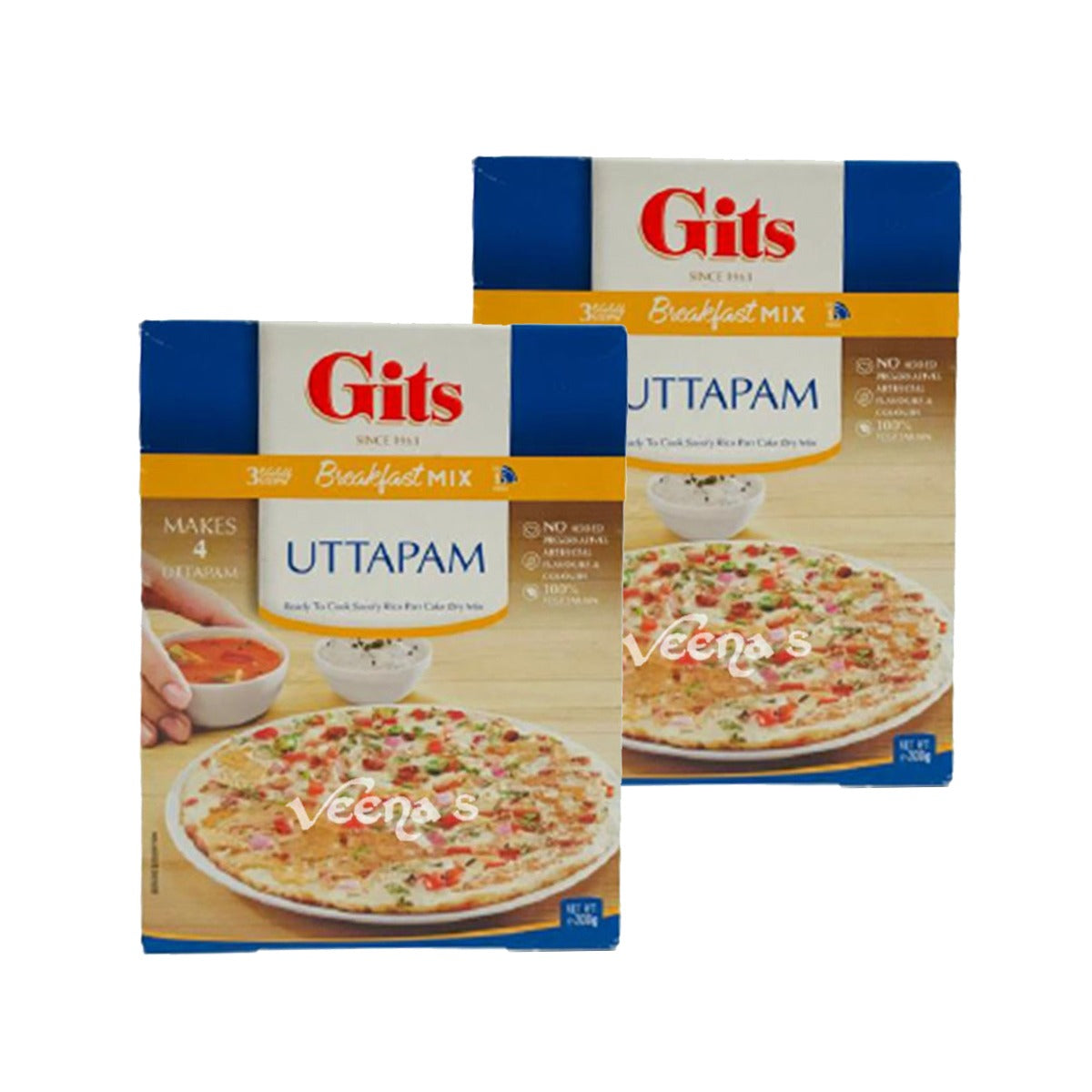 Buy Gits Uttappam Mix 200g (Pack of 2) Online in UK | Veena’s– veenas.com