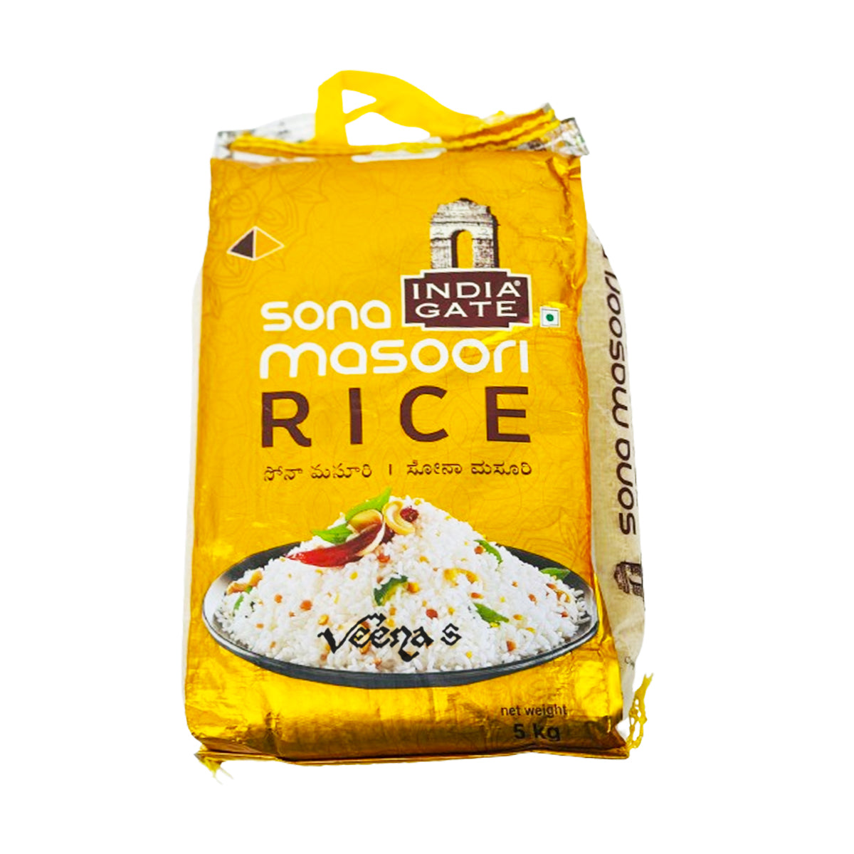 Buy India Gate Sona Masoori Rice 5kg Online in UK | Veena’s – veenas.com