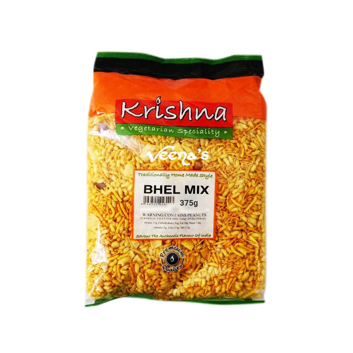 Krishna Bhel Mix 375g– veenas.com