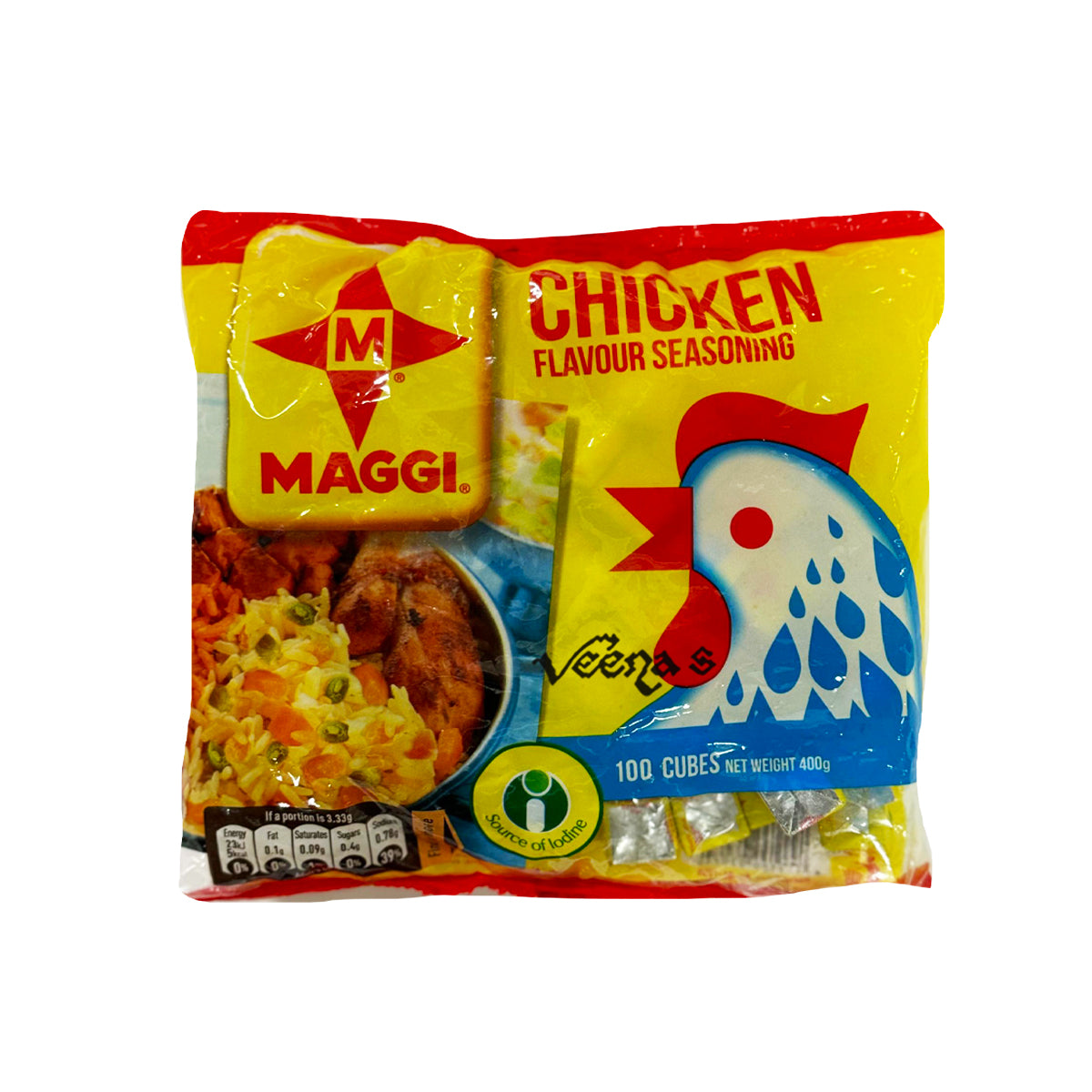 Maggi Chicken Nigerian 100 Cubes 400g– veenas.com