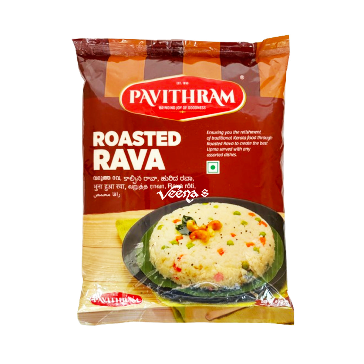 Pavithram Roasted Rava 1kg– veenas.com