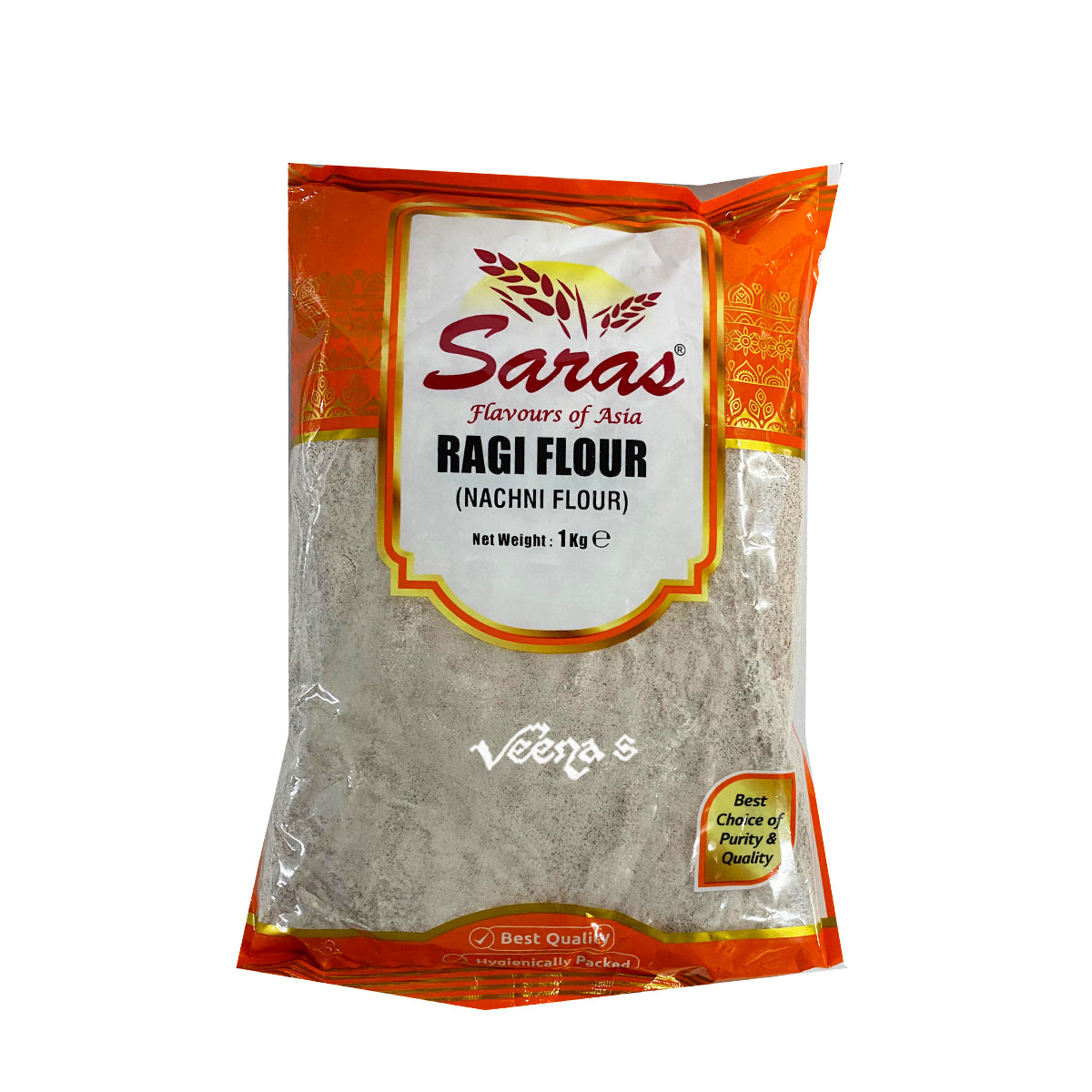 Buy Saras Ragi Flour 1kg Online in the UK – veenas.com