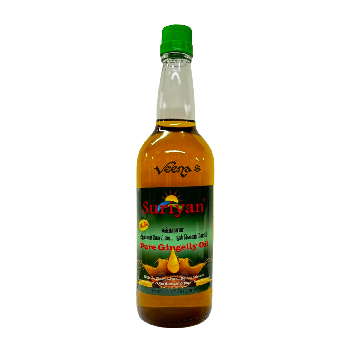 Suriyan Pure Gingelly Oil 750ml – veenas.com