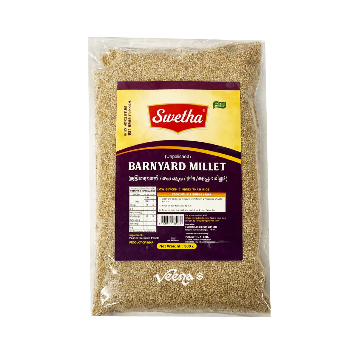 Buy Millets Online in the UK – veenas.com