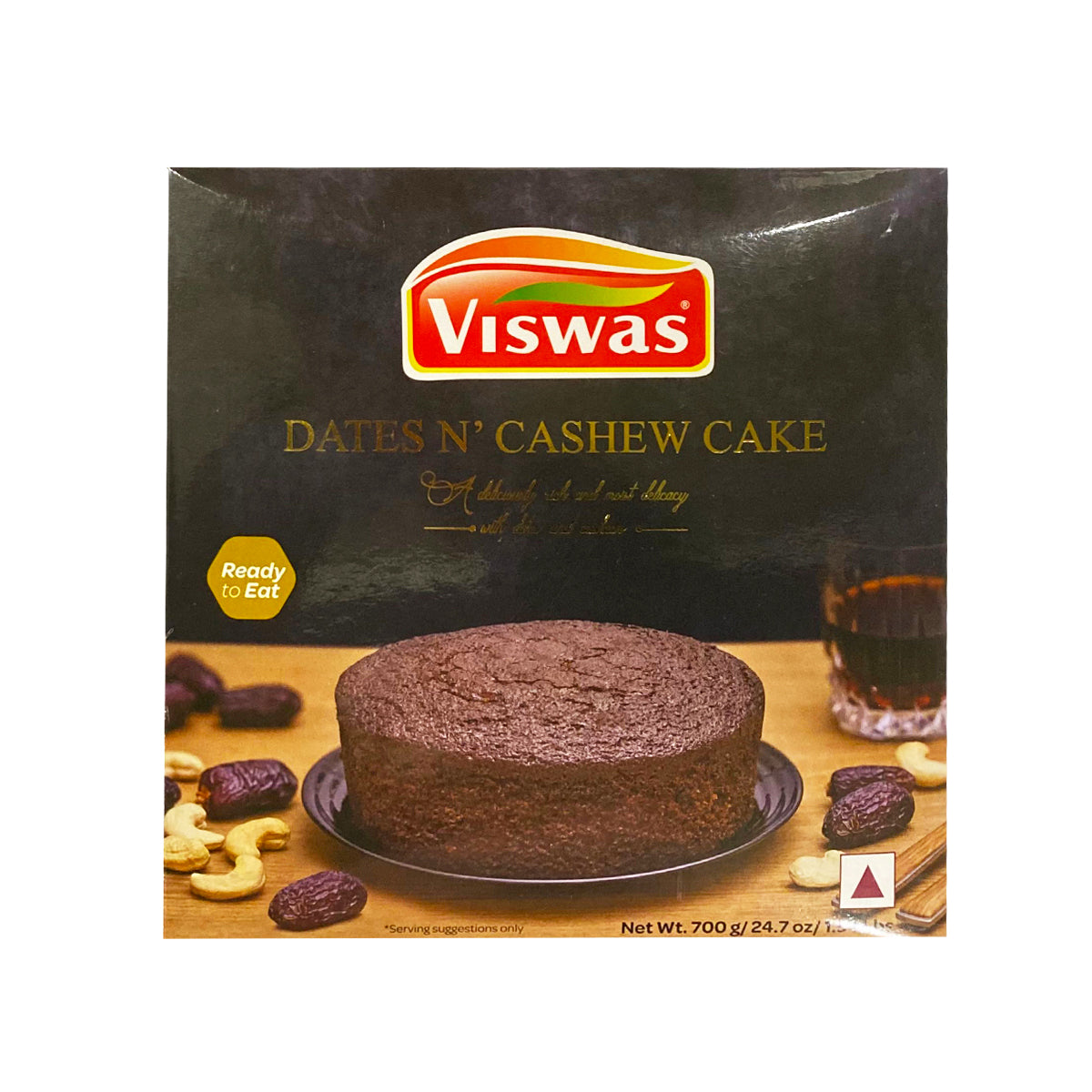 Buy Viswas Dates and Cashew Cake 700g Online in UK | Veena’s – veenas.com