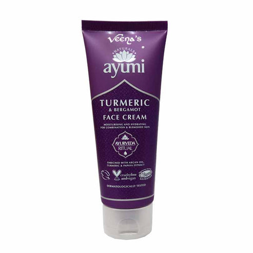 Buy Ayumi Turmeric & Bergamot Face Cream Online in The UK – veenas.com