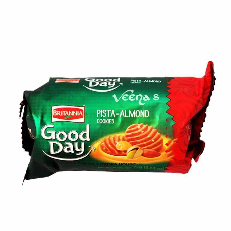 Buy Britannia Good Day Pista Almond 72g Online in the UK – veenas.com
