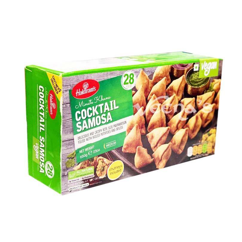 Buy Haldiram's Cocktail Samosa (28Pcs) 650g Online in The UK – veenas.com