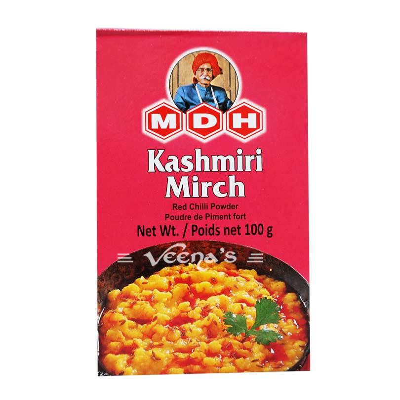 Buy MDH Kashmiri Mirch 100g Online in UK | Veena’s – veenas.com
