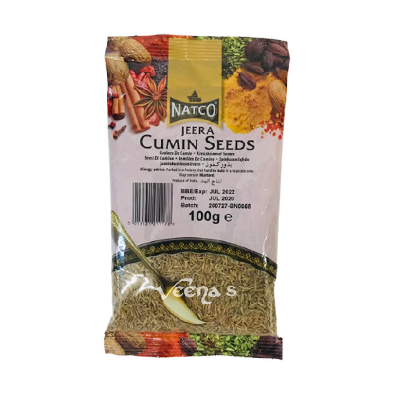 Buy Natco Cumin Seeds (Jeera) Online in UK | Veena’s – veenas.com