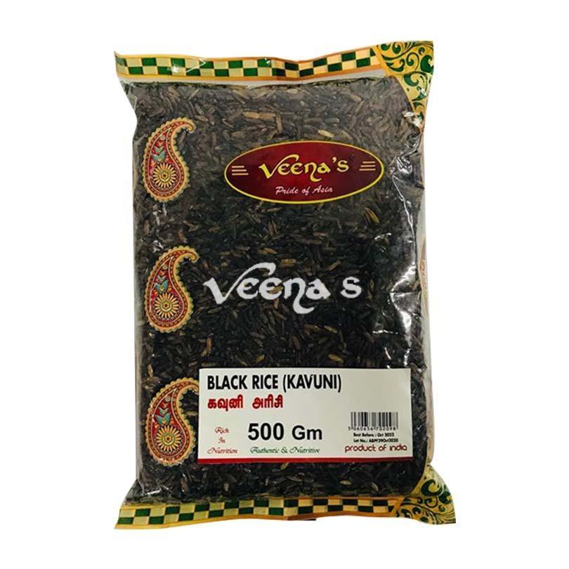 Buy Veena's Black Rice (Kavuni) 500g Online in UK – veenas.com