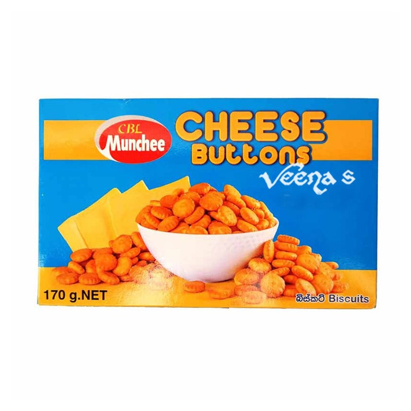 Munchee Cheese Buttons Biscuits 170g– veenas.com