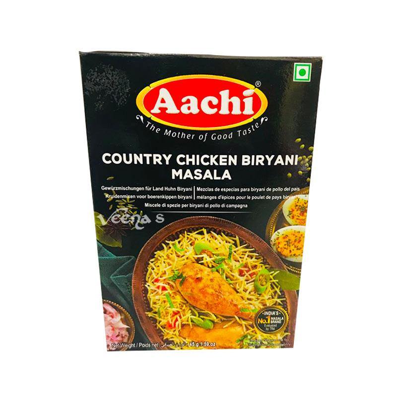 Aachi Country Chicken Biryani Masala 45g– veenas.com