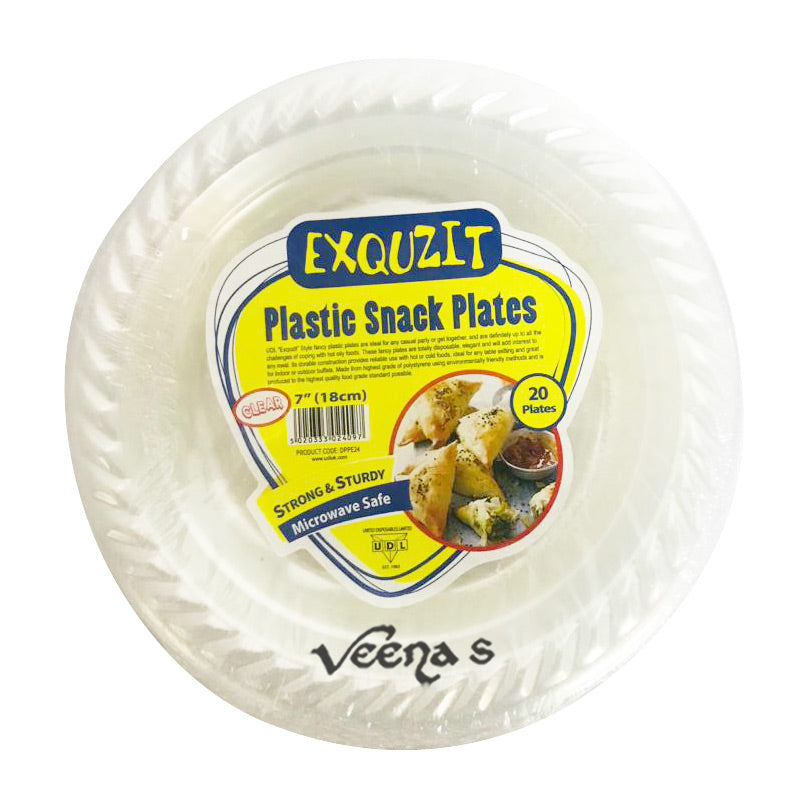 Udl 7 Exquzit Clear Snack Plates Dppe24– veenas.com