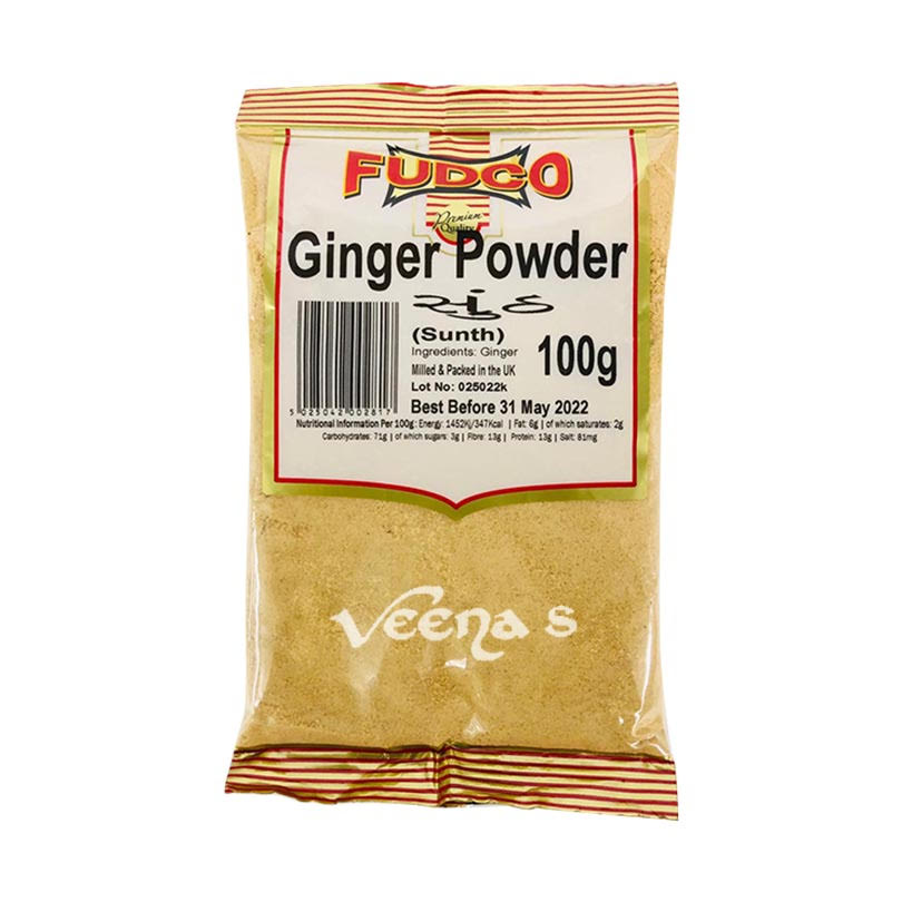 Buy Fudco Ginger Powder Online in UK | Veena’s– veenas.com