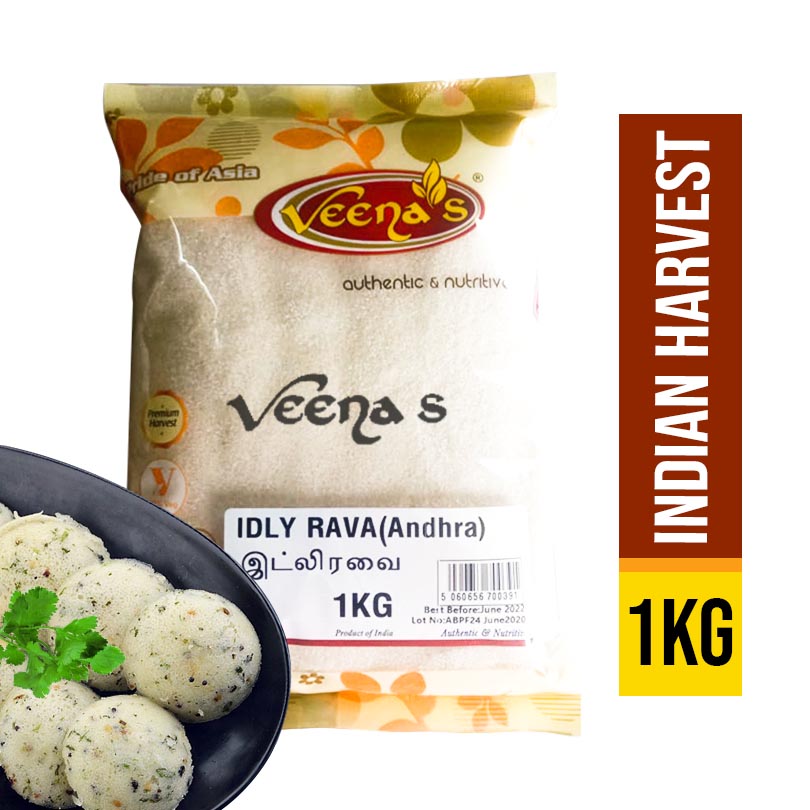 Veena's Idli Rava / Idly Rava (Andhra) 1kg– veenas.com