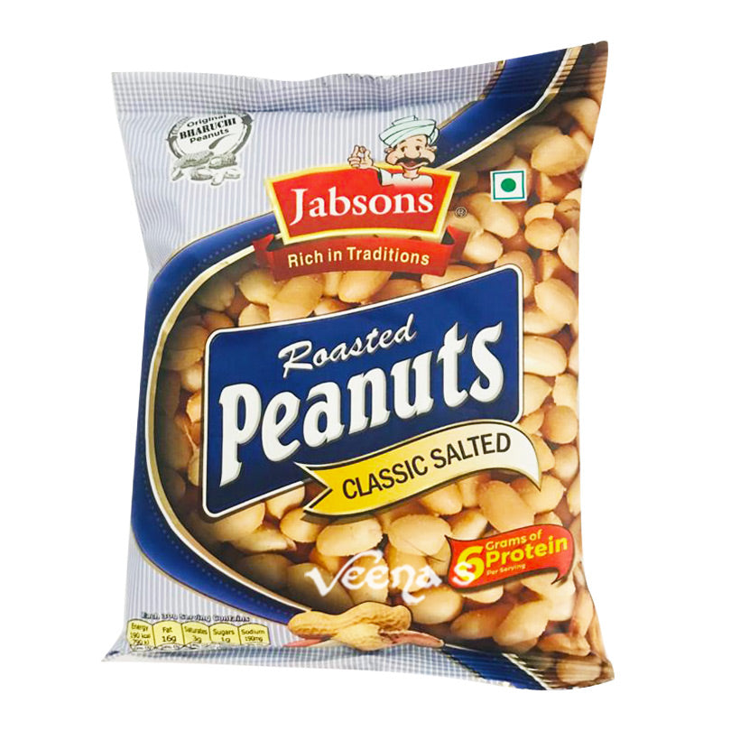 Jabsons Roasted Peanuts Classic Salted 160g– veenas.com
