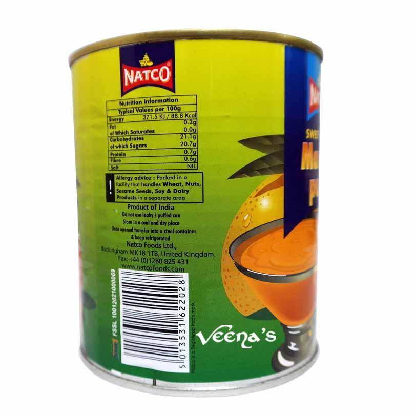 Natco Sweet Kesar Mango Pulp– veenas.com